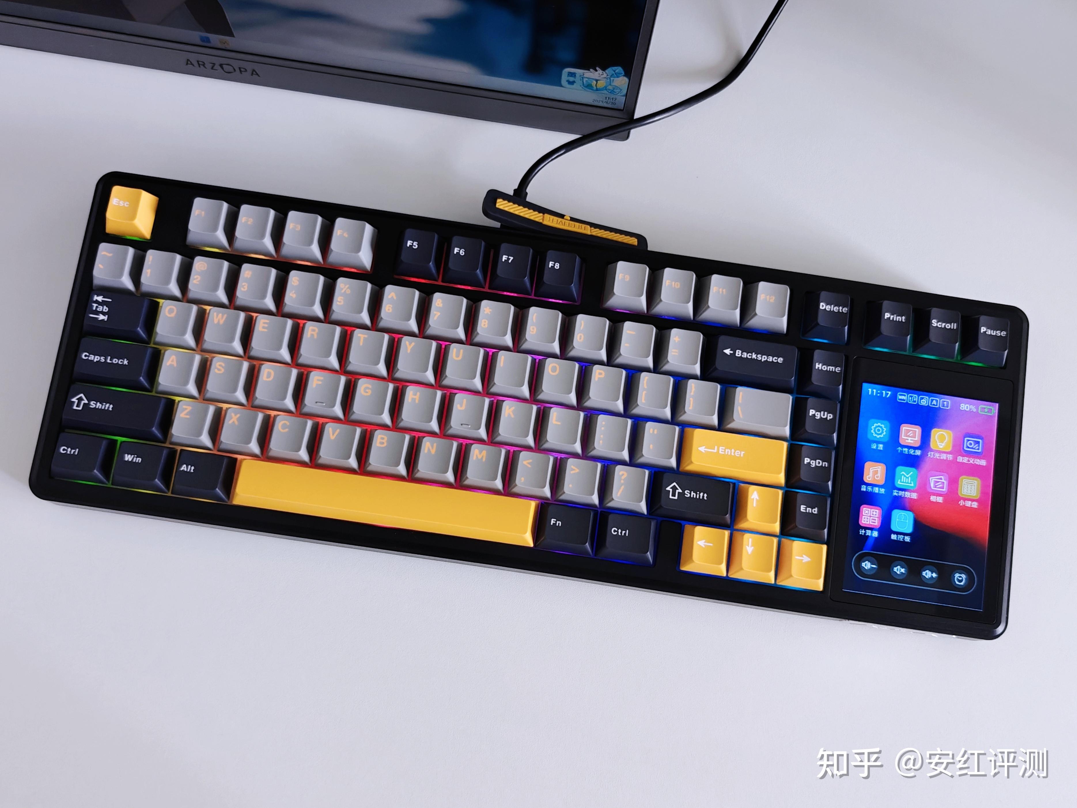 触控大屏加持，狼蛛L99带您解锁机械键盘新形态 - 知乎