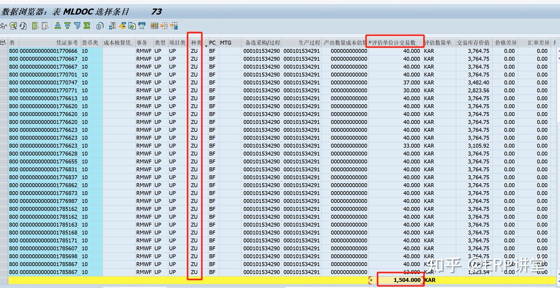 SAP事务代码CKM3取值分析 - 知乎