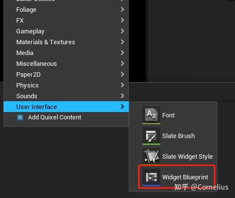 UE的UMG简单使用 - 知乎