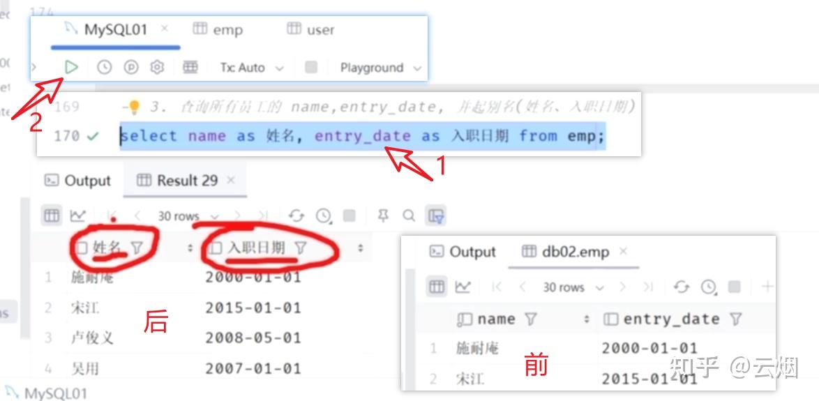 JavaWeb笔记-day05-后端Web基础(数据库MySQL)_下部分（学习于黑马程序员） - 知乎