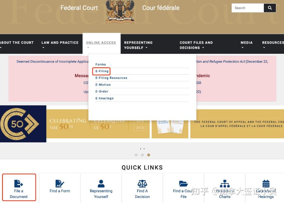 强制令——加拿大法院E-Filing提交 - 知乎