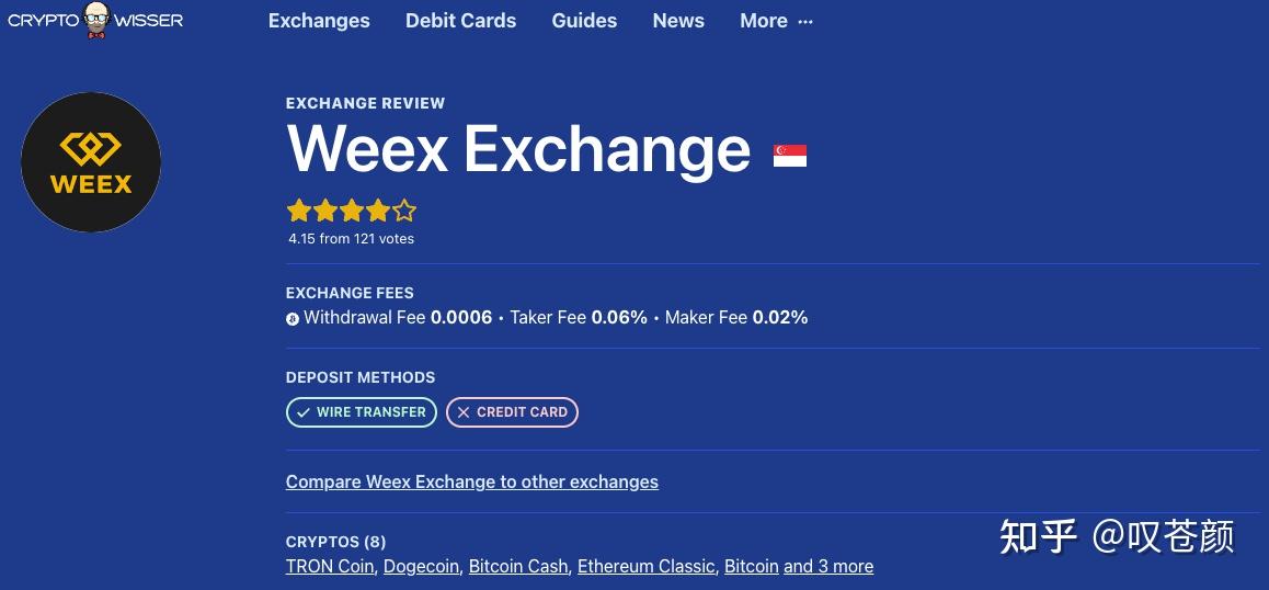 WEEX交易所怎么样？有哪些优势和不足 - 知乎