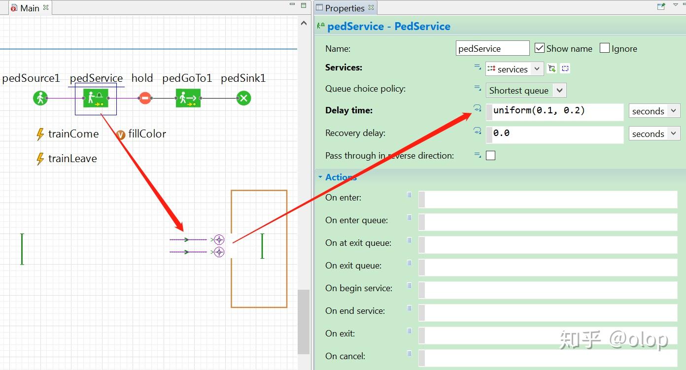 #Anylogic# 学习笔记（三）-- 地铁站台行人候车建模小技巧 - 知乎