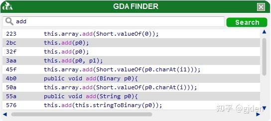 GDA反编译器高级搜索详解 - 知乎