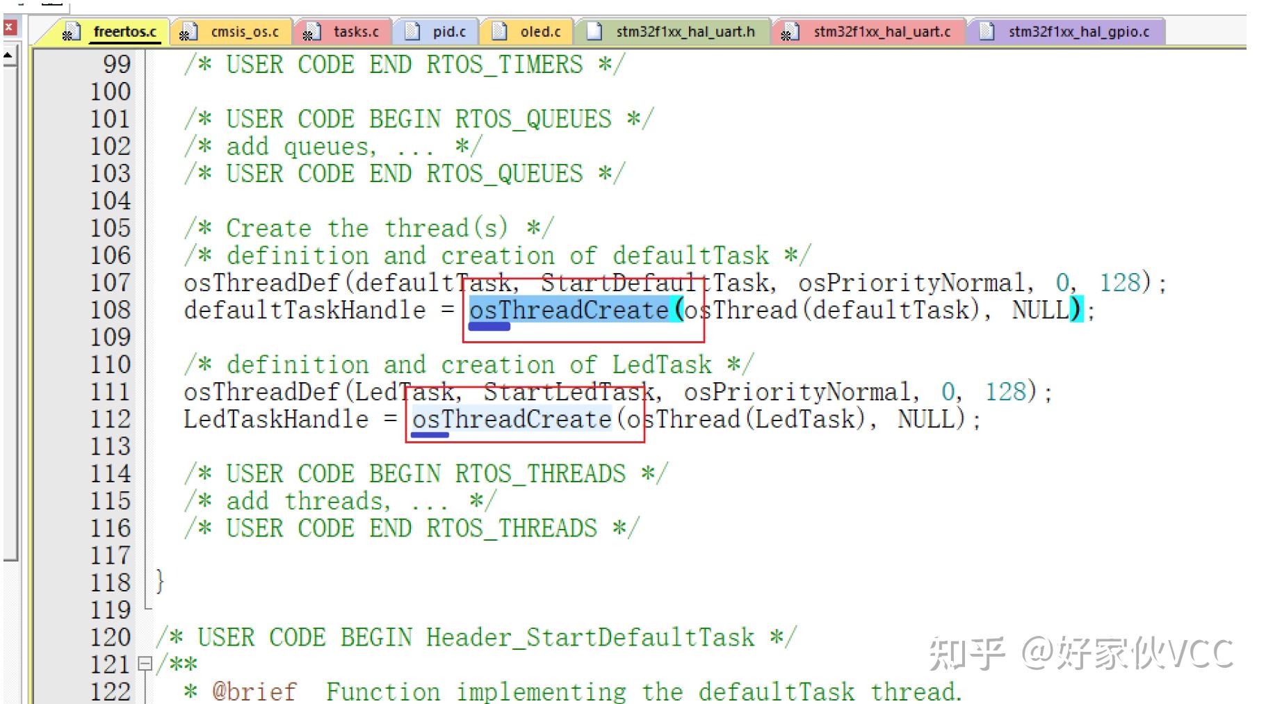 222 任务的创建有代码示例 Freertos 项目 Freertos学习笔记 Freertos移植 Freertos开源项目 Freertos面试题汇总freertos项目实战f103