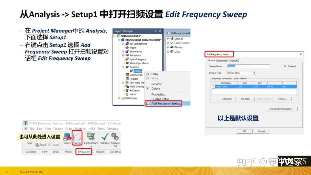 HFSS19 官方案例教程W03 - SMA接头与微带分支 - 知乎