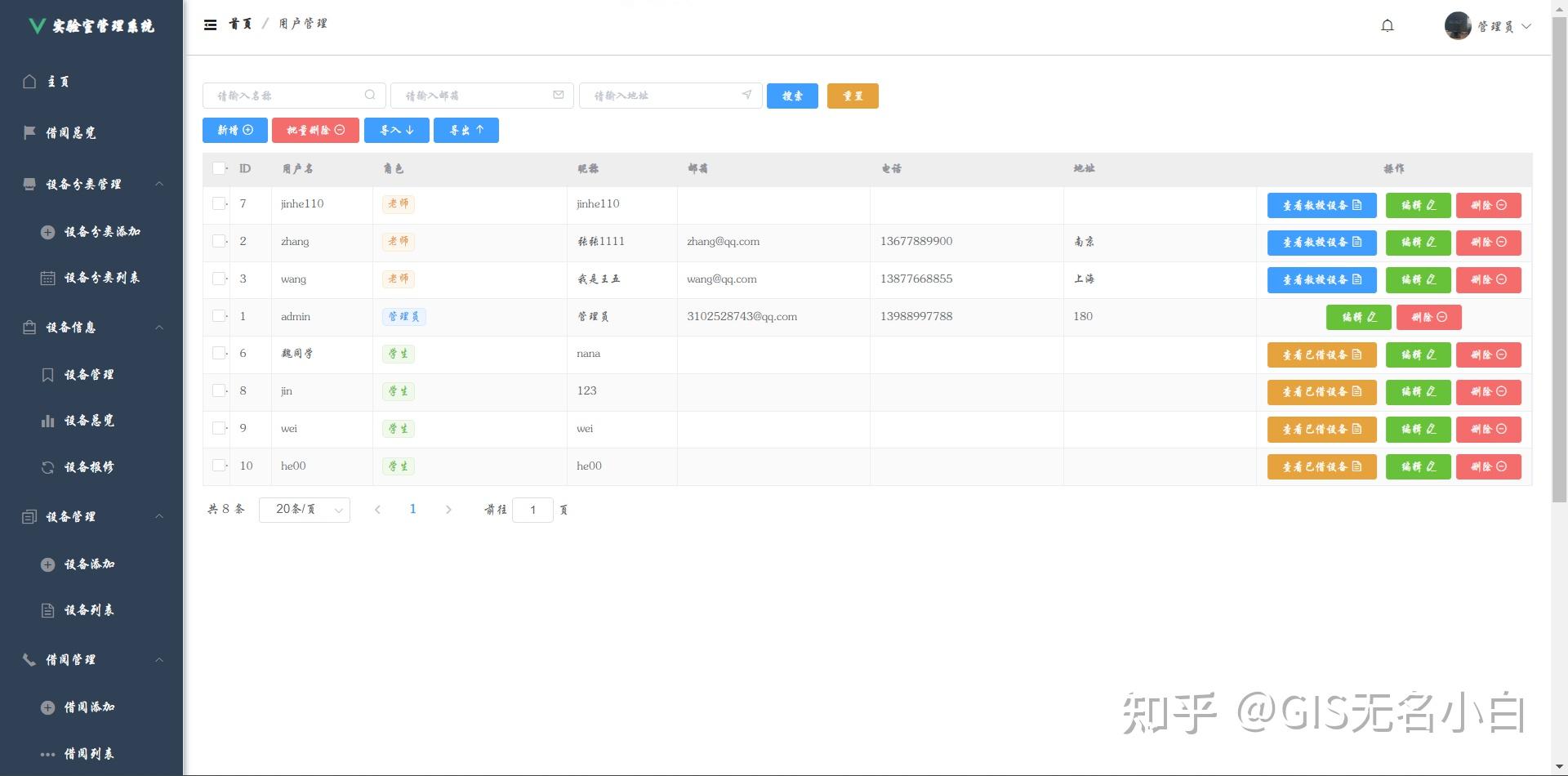 开源项目Laboratory-management-system----实验室管理系统（前后台基于SpringBoot+Vue） - 知乎