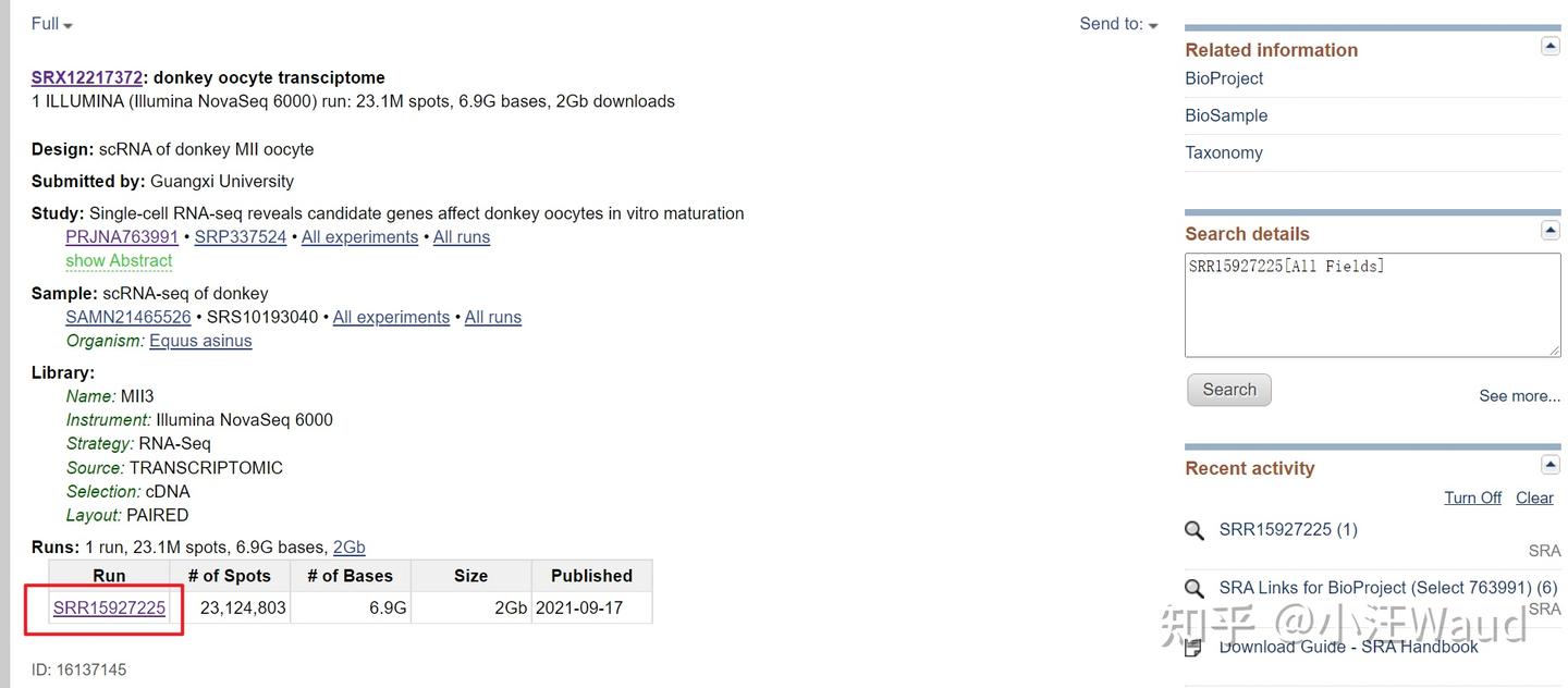 SRA数据几种常用的下载方法 - 知乎
