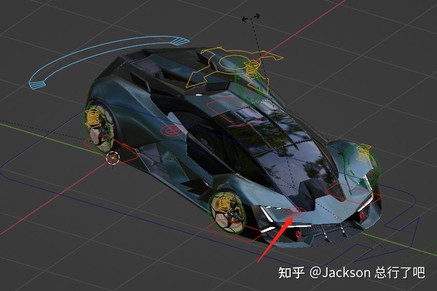 Lv.1 Blender学习记录3 - rigcar插件使用（202209021更至2022090122，已完结） - 知乎