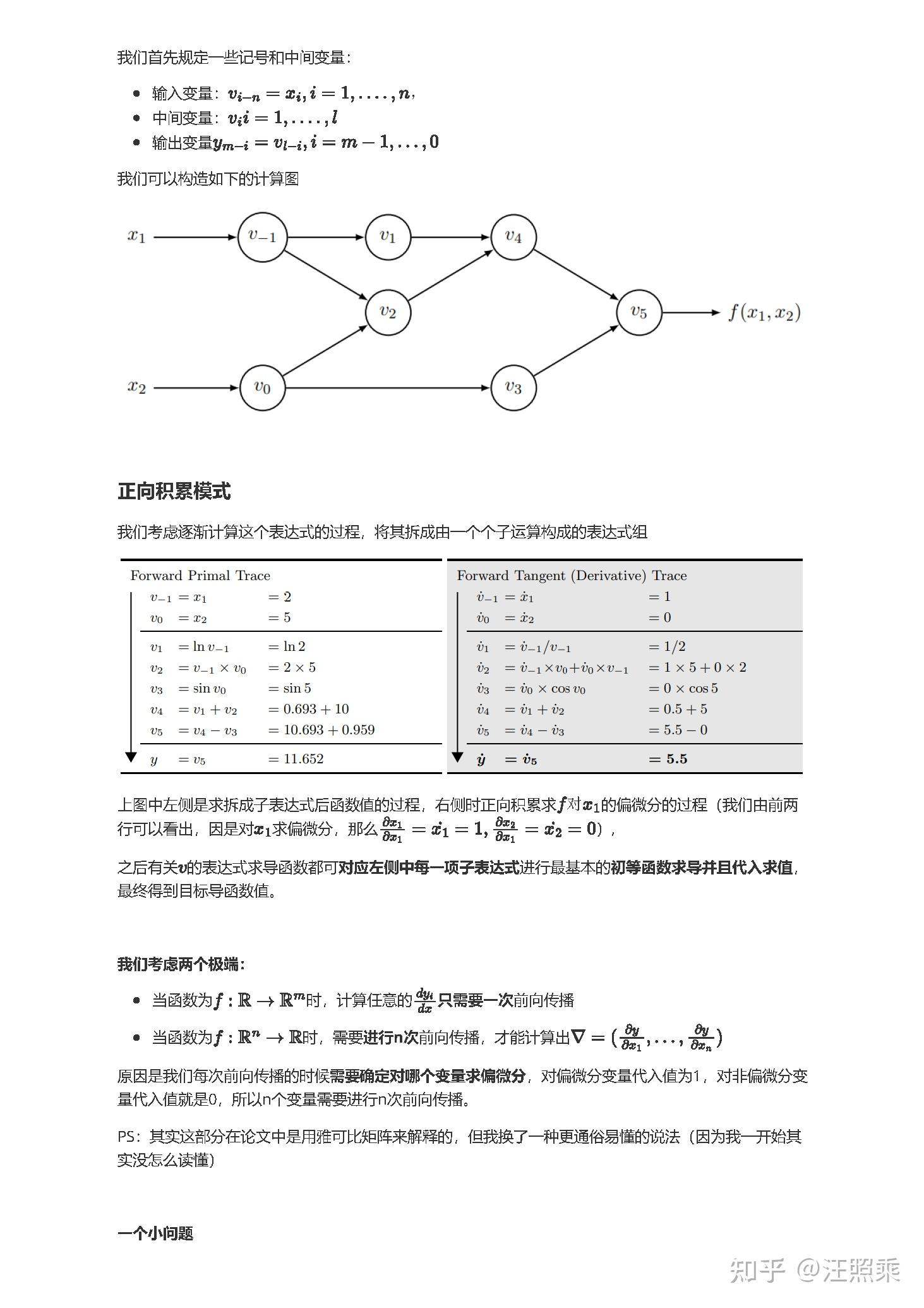 深度学习笔记：自动微分（auto Difference） 知乎 