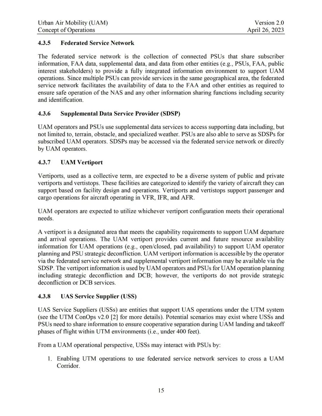 美国联邦航空管理局：城市空中交通 (UAM) 运营概念V2.0（英） - 知乎