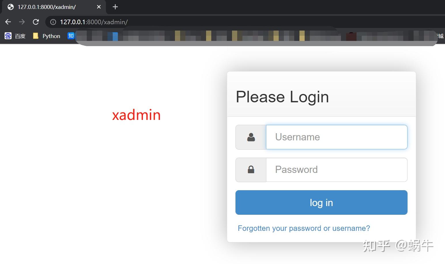 39 django之xadmin后台管理 - 知乎