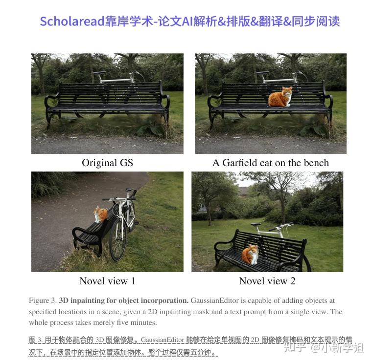 解读cvpr2024 3dgs论文分享 Gaussianeditor Swift And Controllable 3d Editing With Gaussian Splatting 知乎