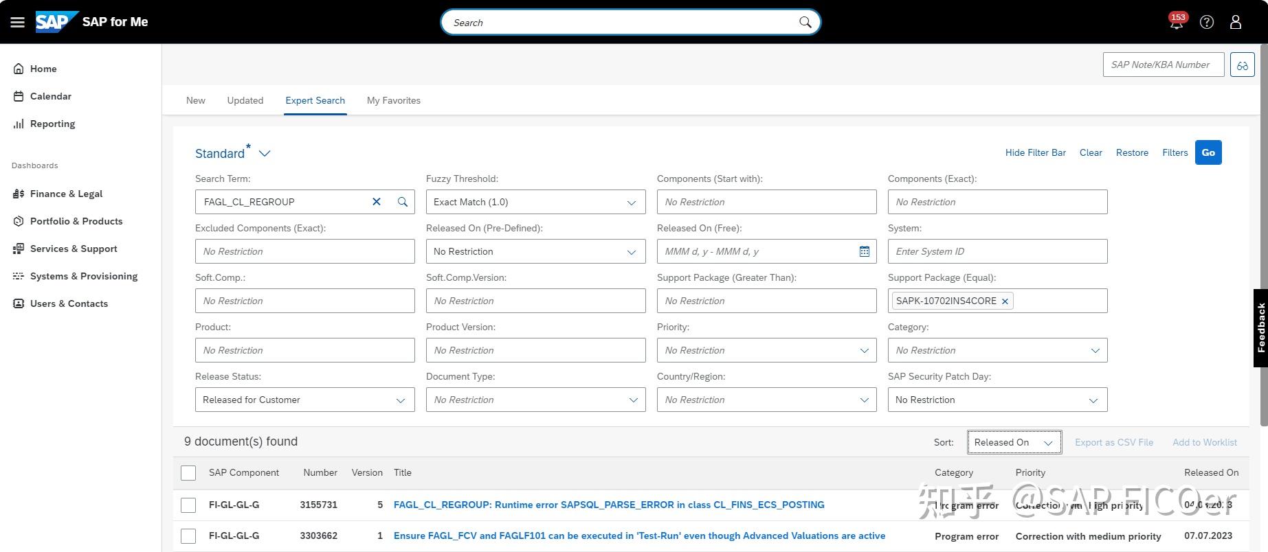 如何精确查找SAP NOTES - 知乎