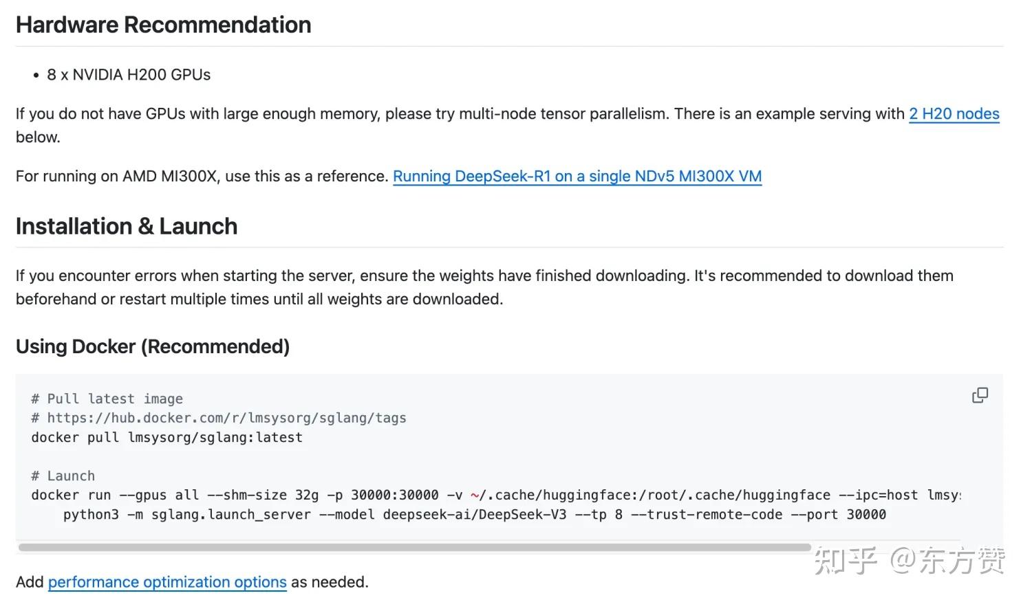 真·生产级满血版Deepseek-r1 671B部署实例2-后续问题、调优以及压测 - 知乎