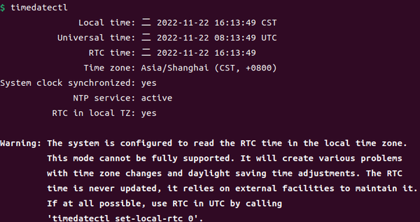 解决Ubuntu22.04与win11双系统时间不一致问题 - 知乎