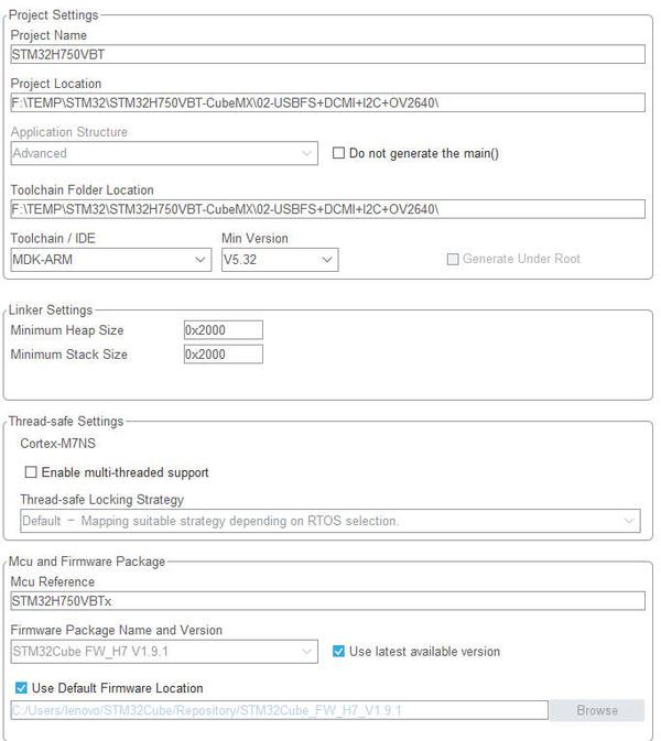 STM32H750+CubeMX+DCMI+OV2640+USBFS拍摄传输JPEG格式图片 - 知乎