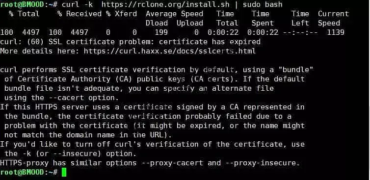 群晖安装Rclone报错curl: (60) SSL certificate problem:certificate has expired....的解决方案 - 知乎