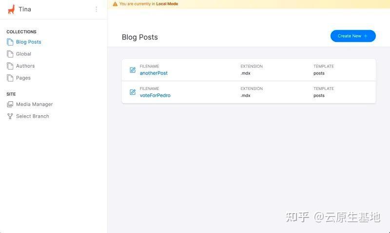 一个轻量级的基于 Markdown 的 CMS 系统 - Tina - 知乎