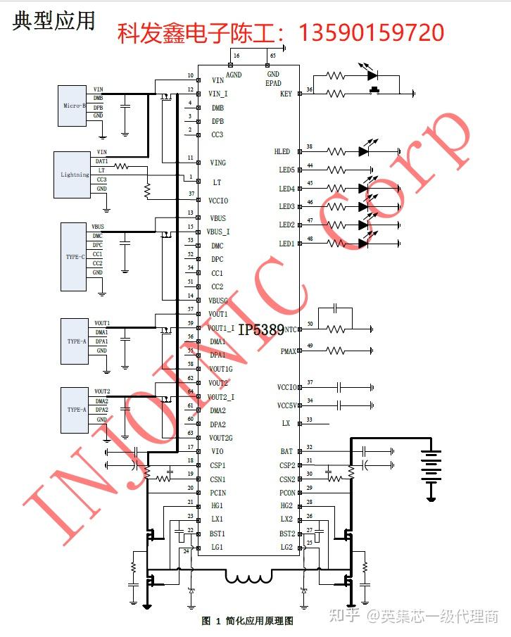 IP5389移动电源方案芯片，支持2~6节串联电池，100W功率电源IC - 知乎