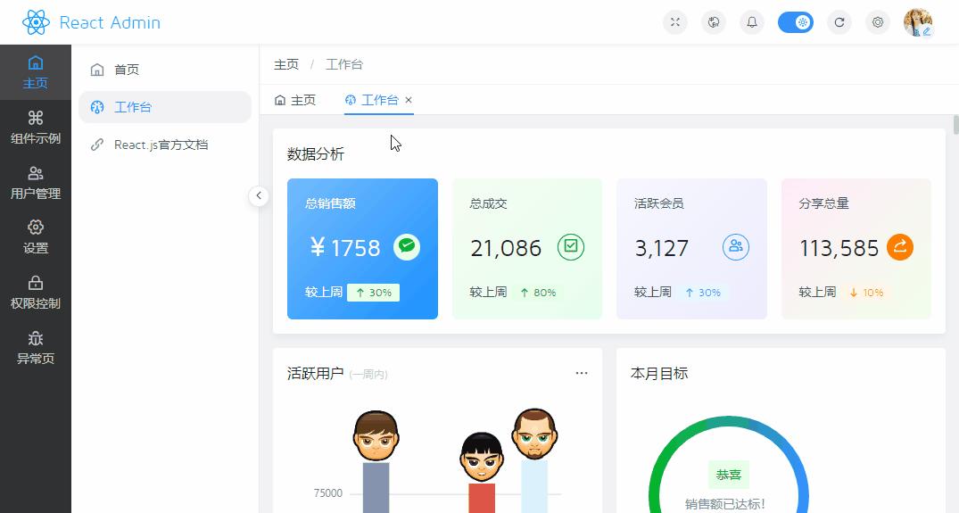【React Hooks+Zustand+Arco Design】中后台管理解决方案React18Admin - 知乎