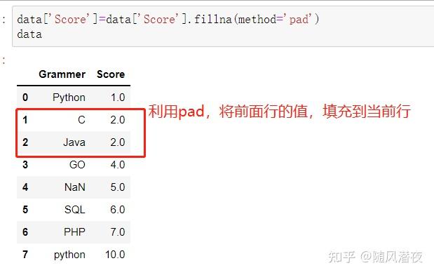 [数据清洗] pandas dataframe空值的处理方法 - 知乎