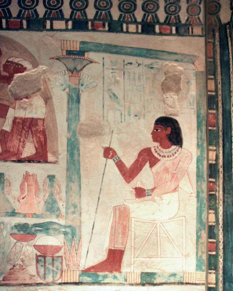 埃及-贵族墓，纳赫特(Nakht)墓(TT52)：农耕收成、满坑满谷；沼泽狩猎、在水一方；宴宾笙歌、衣香鬓影【130幅图】 - 知乎