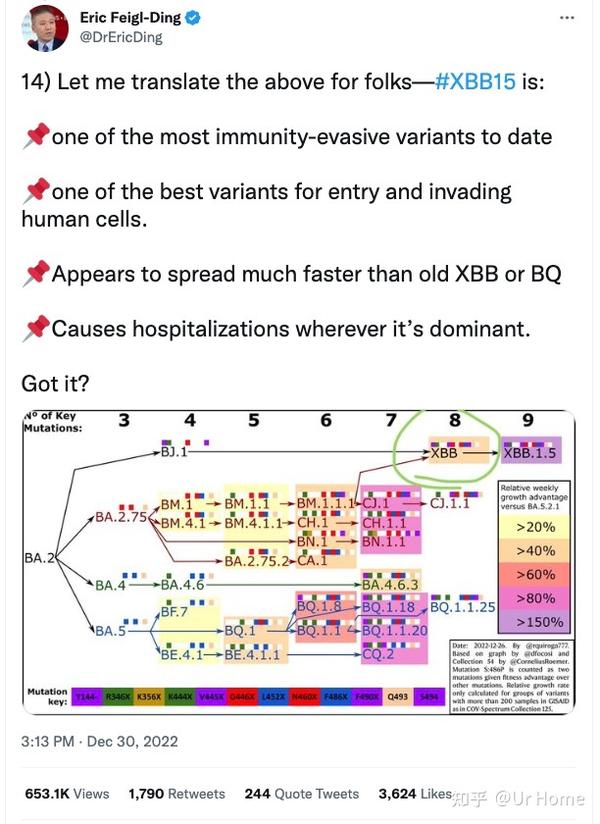 什么是XBB.1.5 ？为什么让CDC和科学家们都很紧张（国内、国外） - 知乎