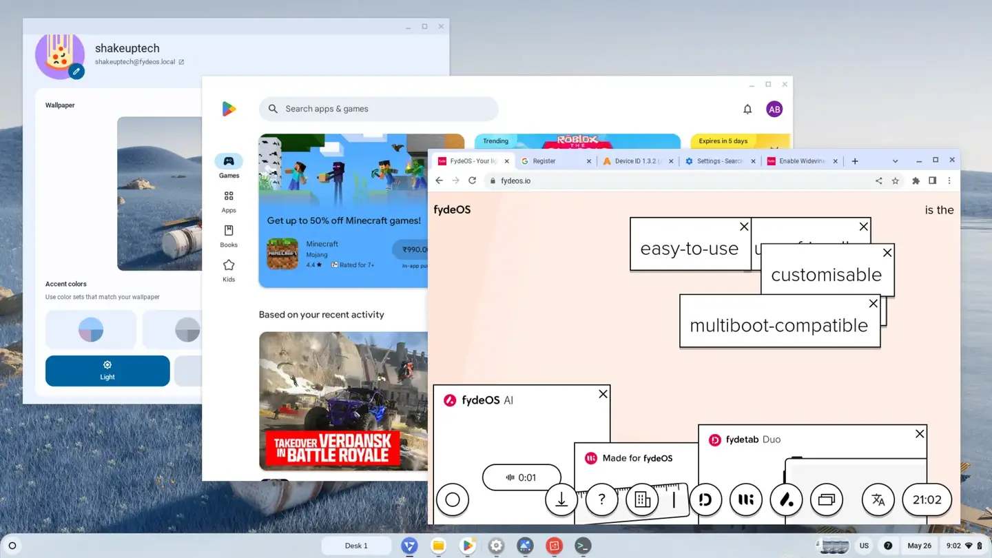 为什么选择 FydeOS 而不是 ChromeOS？——让你的旧电脑焕发新生的操作系统 - 知乎
