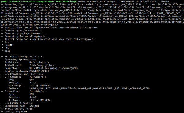 试一试！在集群用cmake命令安装及运行并行版LAMMPS! - 知乎