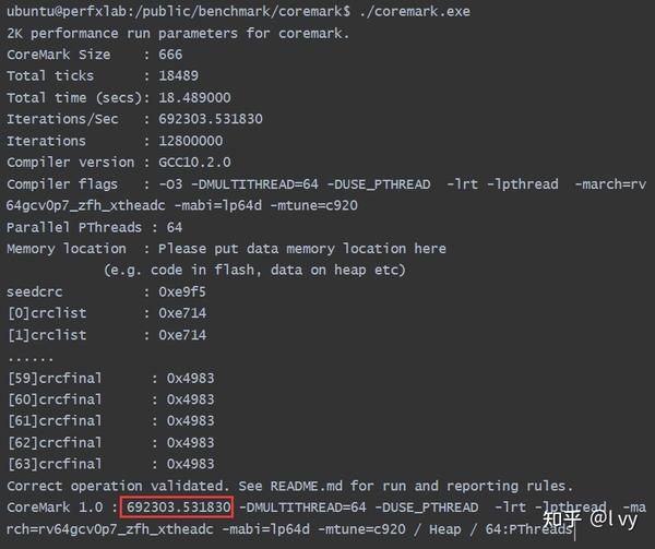 RISC-V公测平台发布· CoreMark测试报告 - 知乎