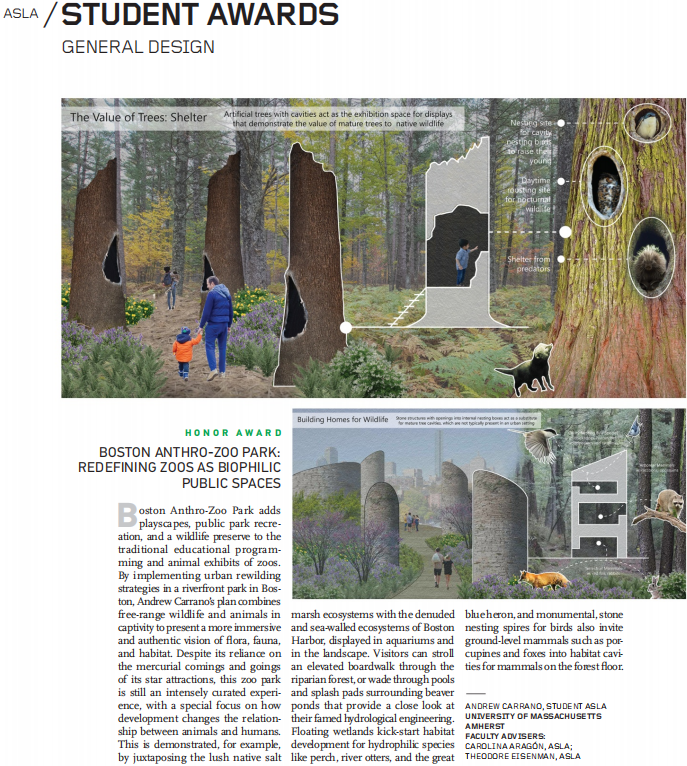 景观界奥斯卡揭晓，2022 ASLA学生奖名单大公开！ - 知乎