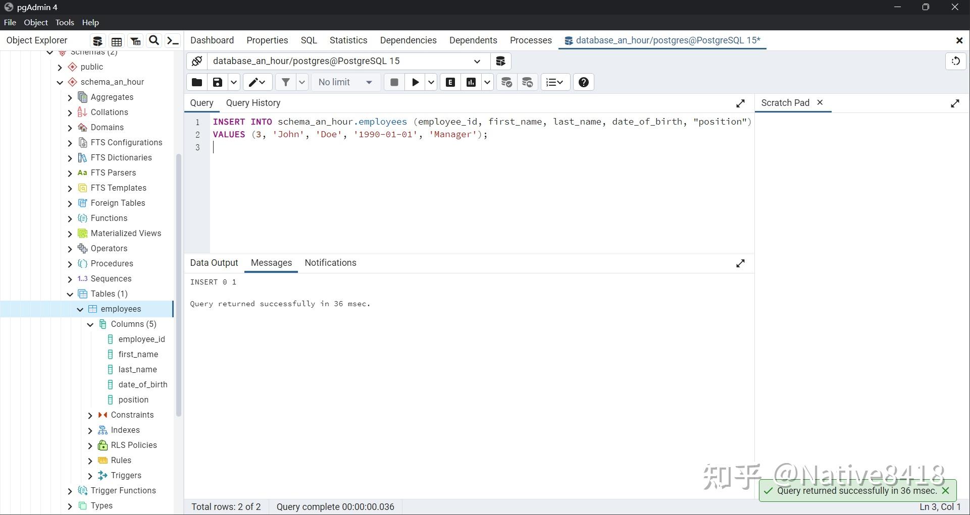 一小时实践入门 pgAdmin - 知乎