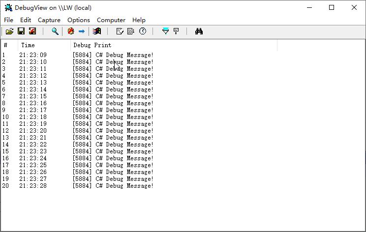 你知道怎么使用DebugView查看调试信息吗？ - 知乎
