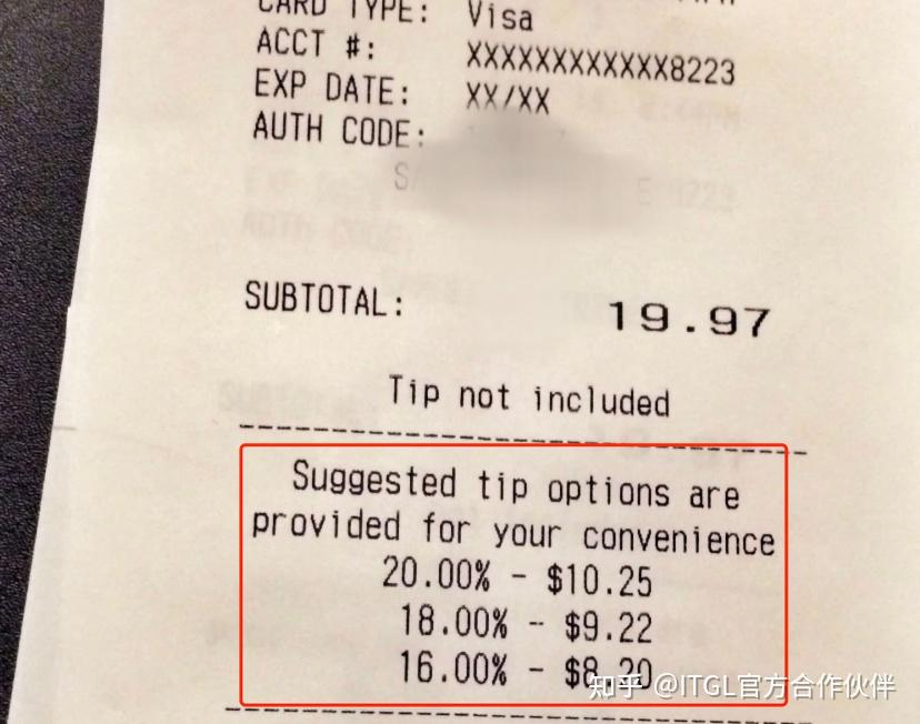 在美国如何给小费？ - 知乎