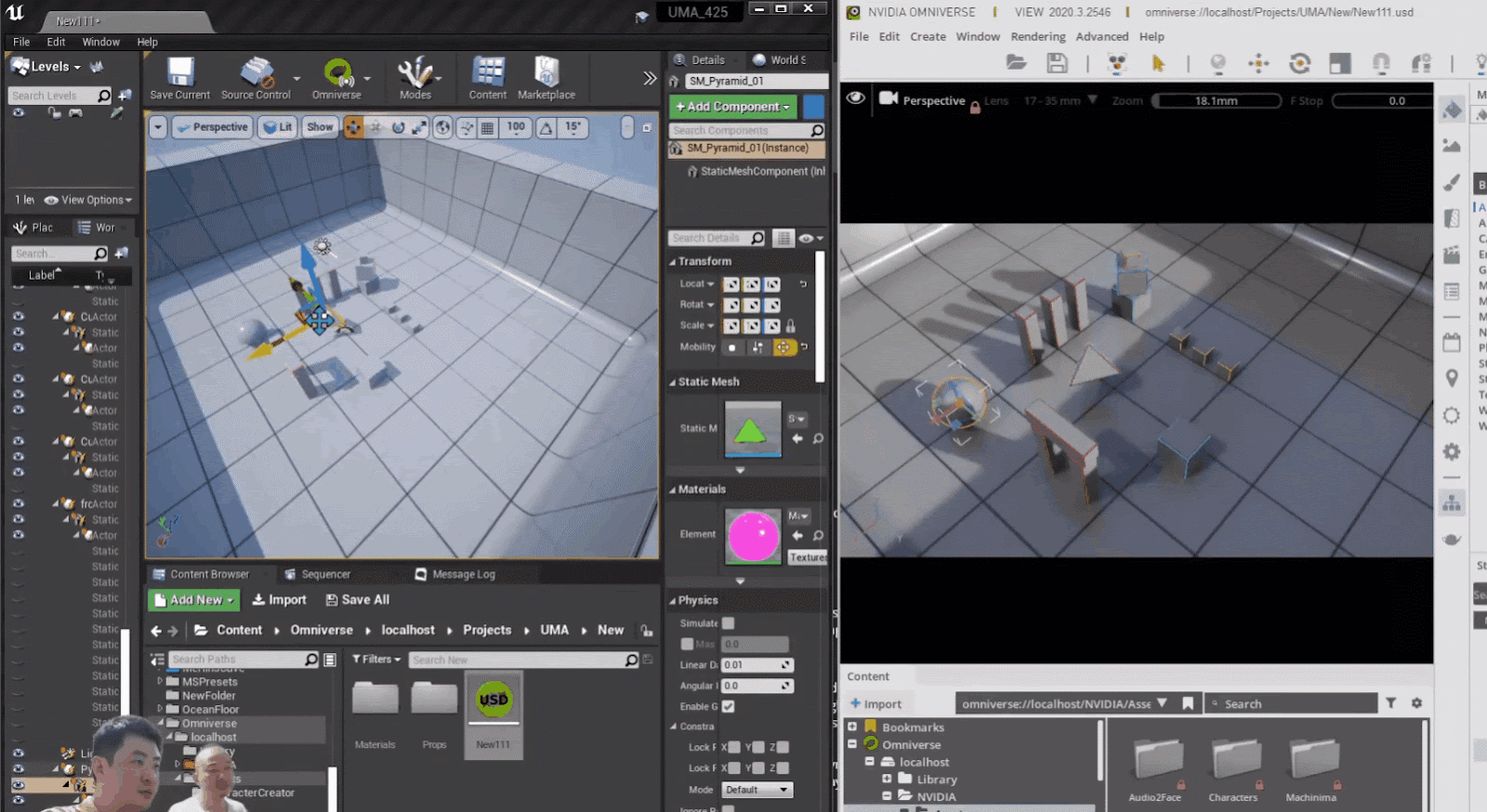 3ds Max、UE4在Omniverse中协作实例分享 - 知乎