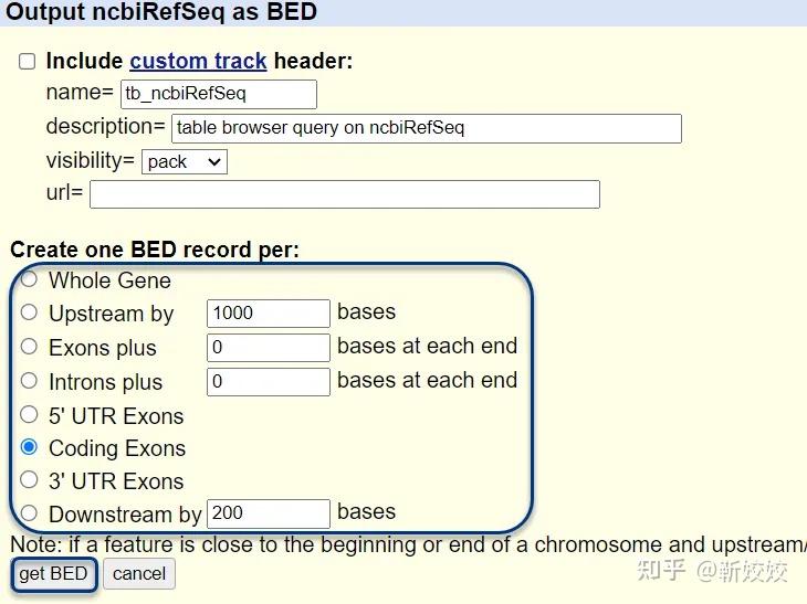 UCSC数据库上手指南（四）—— UCSC Table Browser下载基因的bed文件和转录本序列 - 知乎