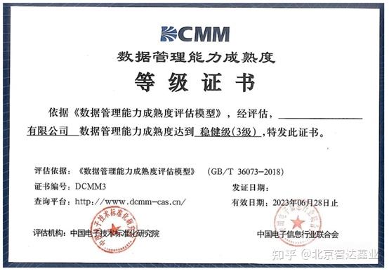 DCMM数据管理能力成熟度评估详细介绍 - 知乎