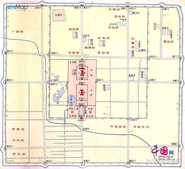 你见过历史上哪些朝代都城的地图？ - 知乎