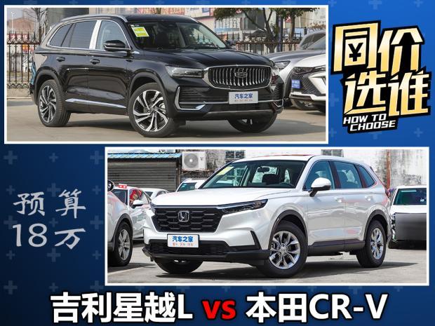 同价选谁：吉利星越L vs 东风本田CR-V - 知乎