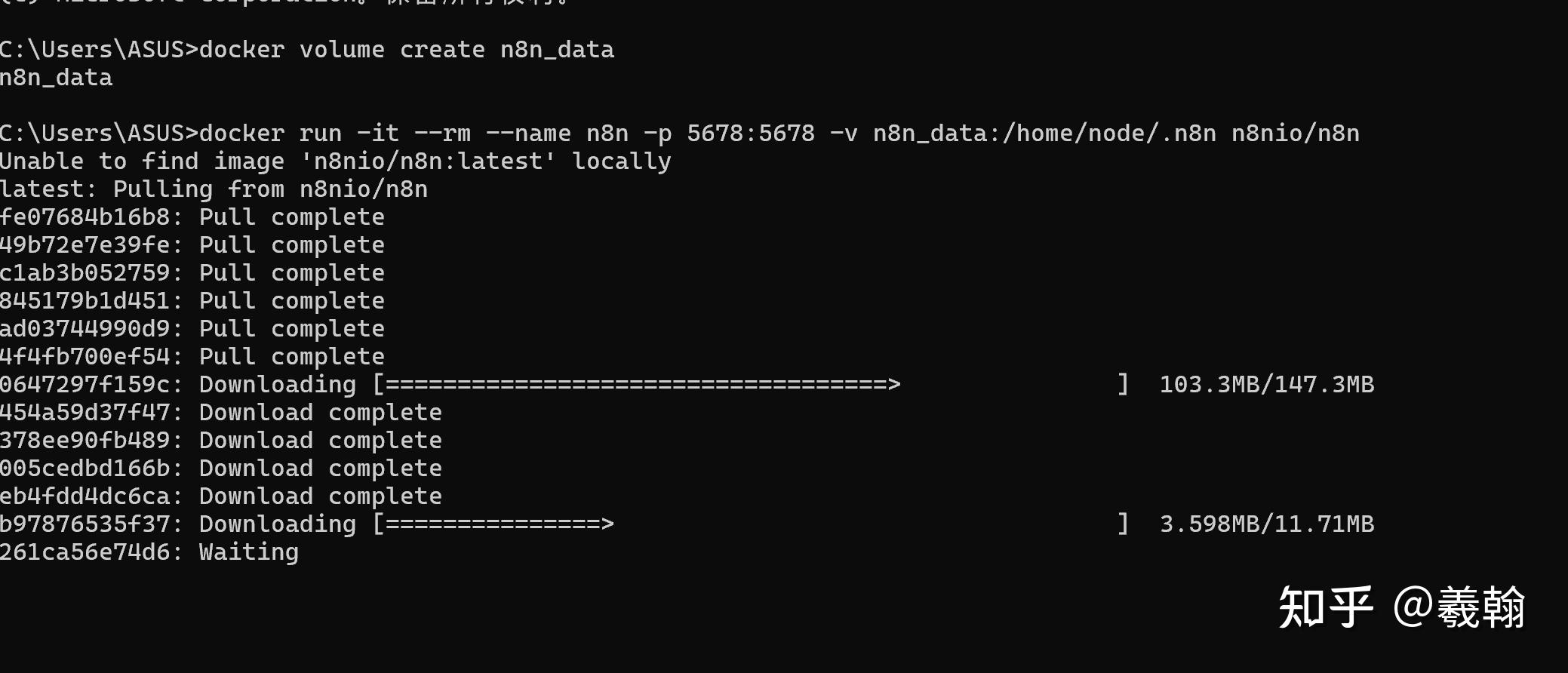 Windows 用 Docker 安装 n8n，3 步搞定！ - 知乎