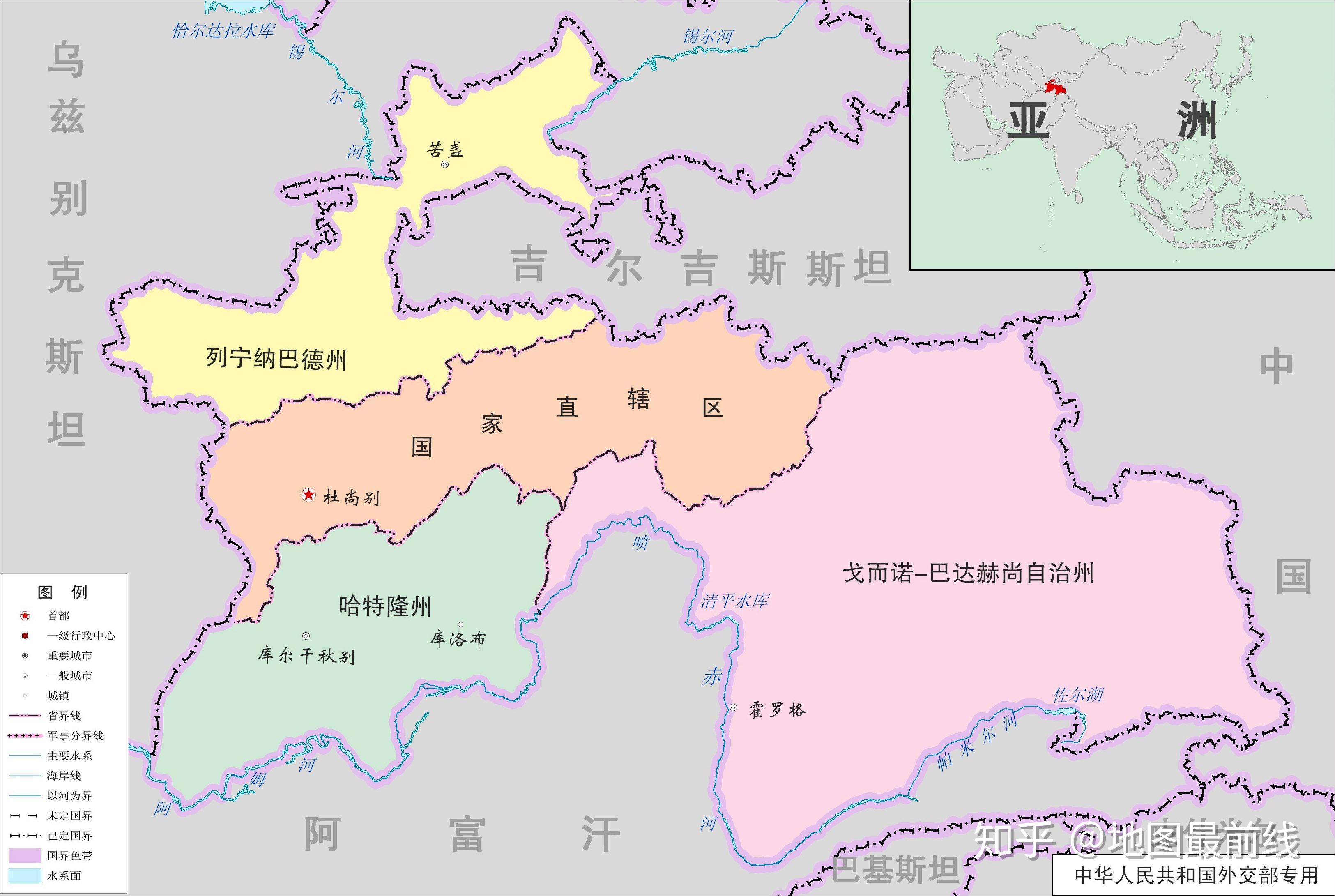 外交部专用各国一级行政区地图 - 知乎