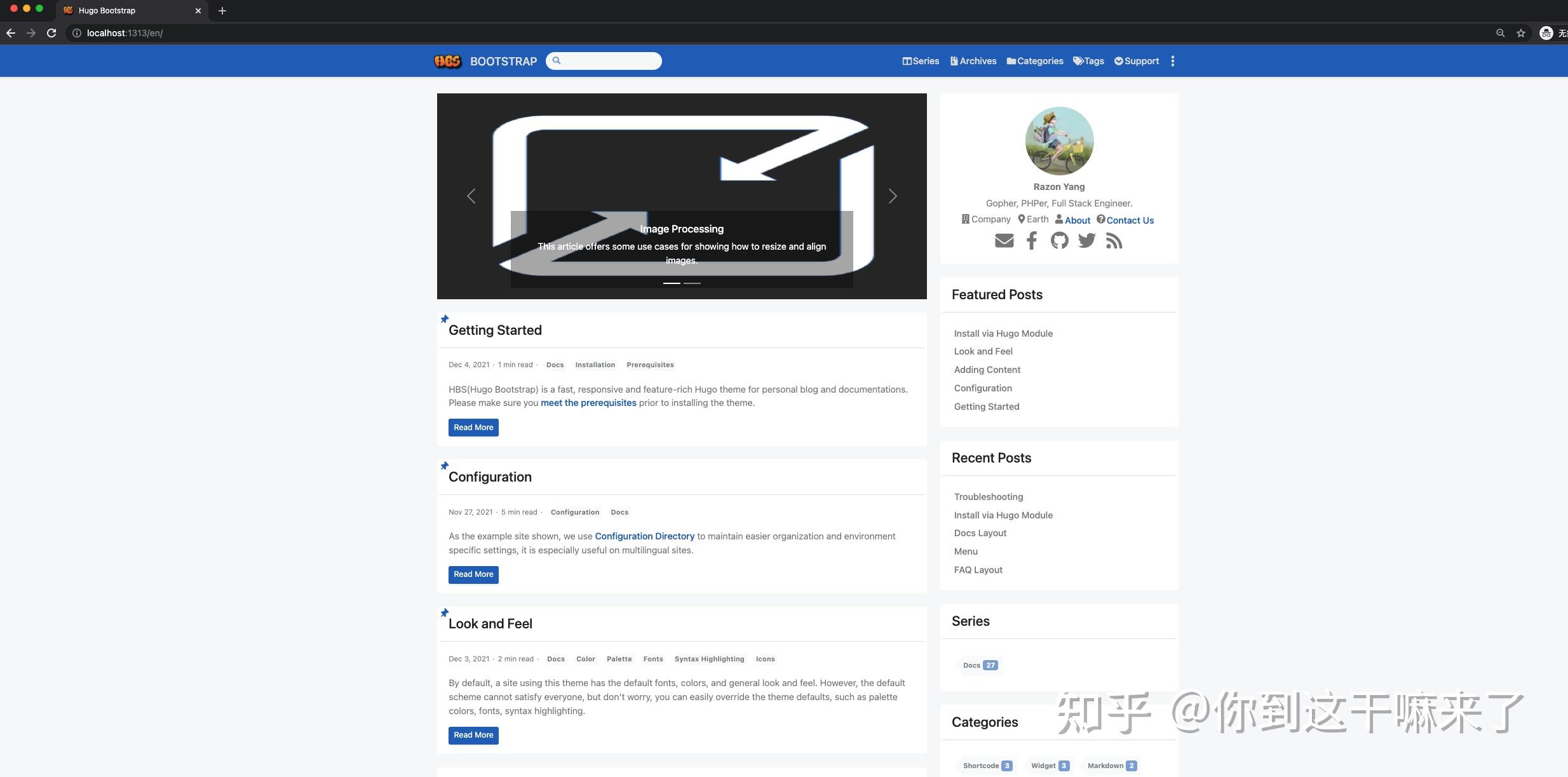 使用Hugo搭建个人博客Mac+Docker - 知乎