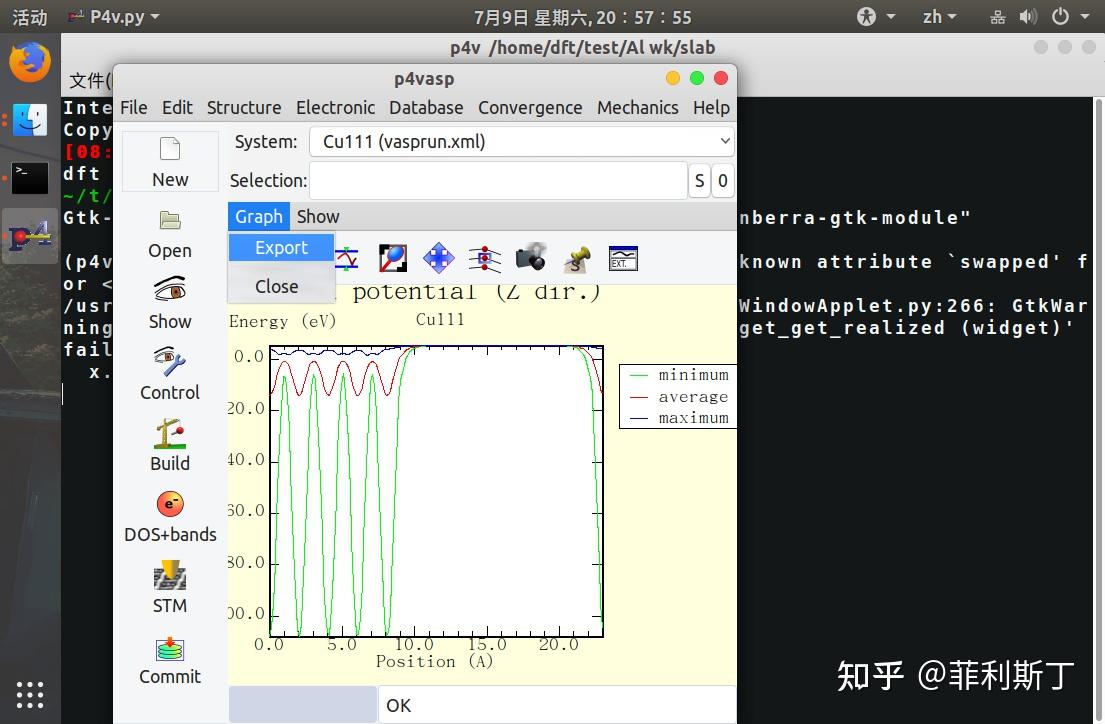 VASP计算功函数 - 知乎
