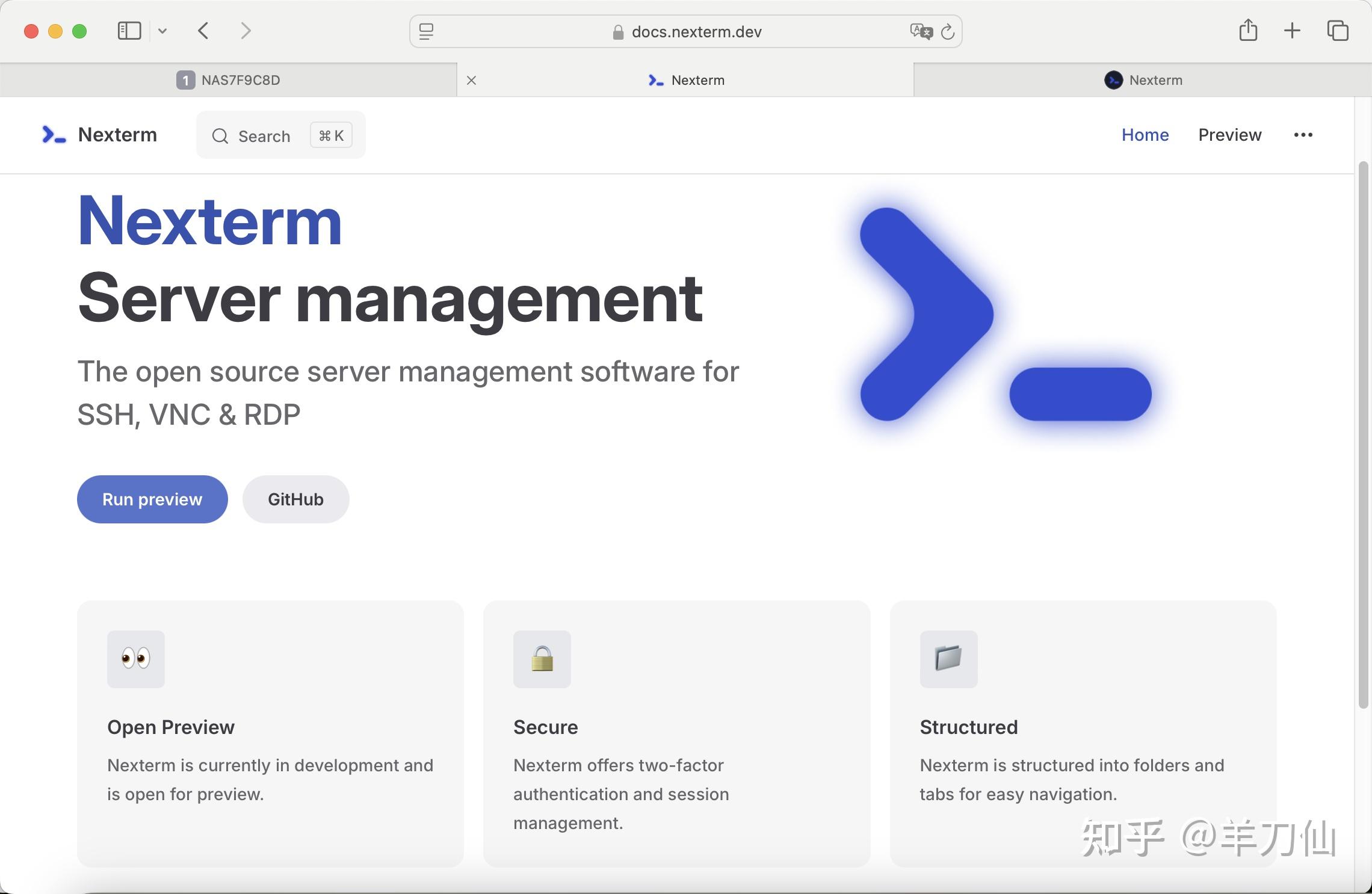 多服务器管理神器！NAS/Windows/Linux，支持SSH、VNC和RDP，自带SFTP。 - 知乎