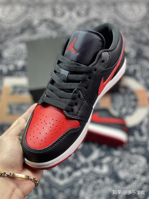 耐克Air Jordan 1 Low"Bred Sail"AJ1乔丹一代低帮经典复古文化休闲运动篮球鞋"黑红小禁穿"-多乐潮鞋 - 知乎