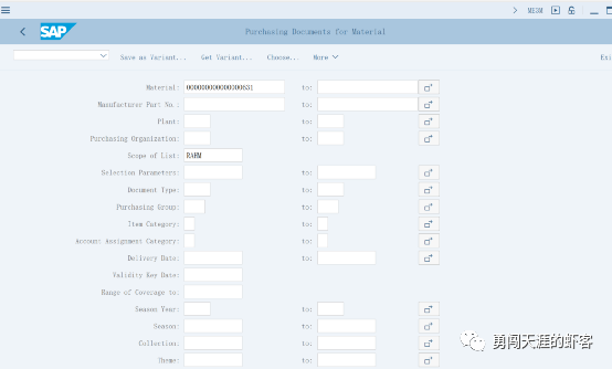 SAP MM 采购报表ME2M和ME3M - 知乎