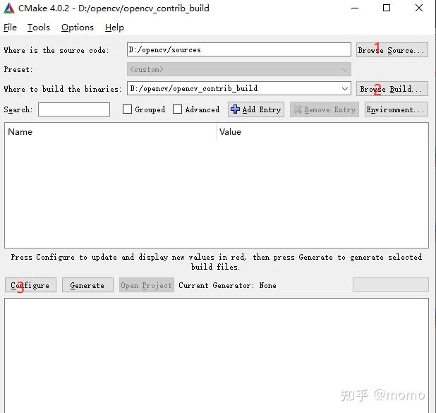 Visual Studio2022 + OpenCV_4.11 + OpenCV_contrib_4.11 +Cmake源代码编译 - 知乎