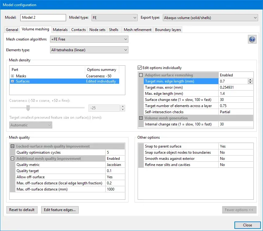 【Simpleware 教程】单个部件的网格细化 - 知乎