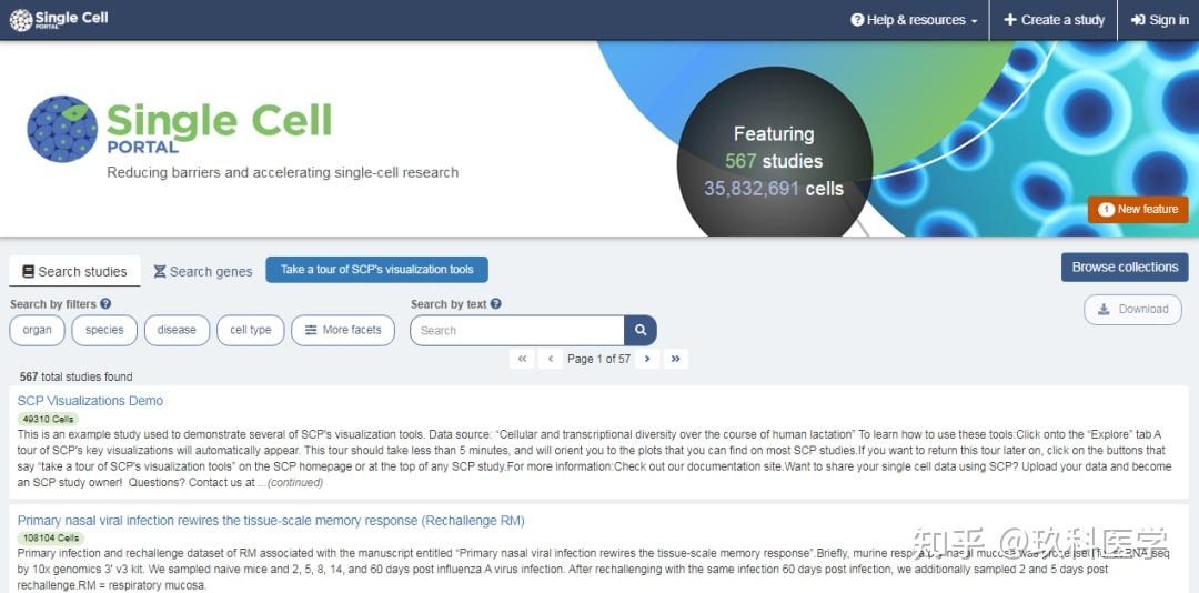 如何用单细胞发一区文章？这些宝藏单细胞数据库可以帮到你！ - 知乎